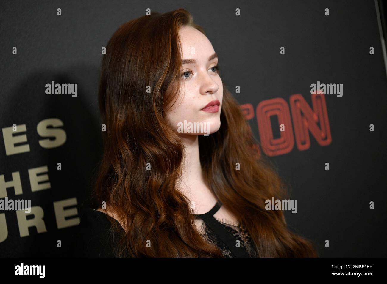 Samantha Rose Baldwin attends the "Crimes of the Future" premiere at ...