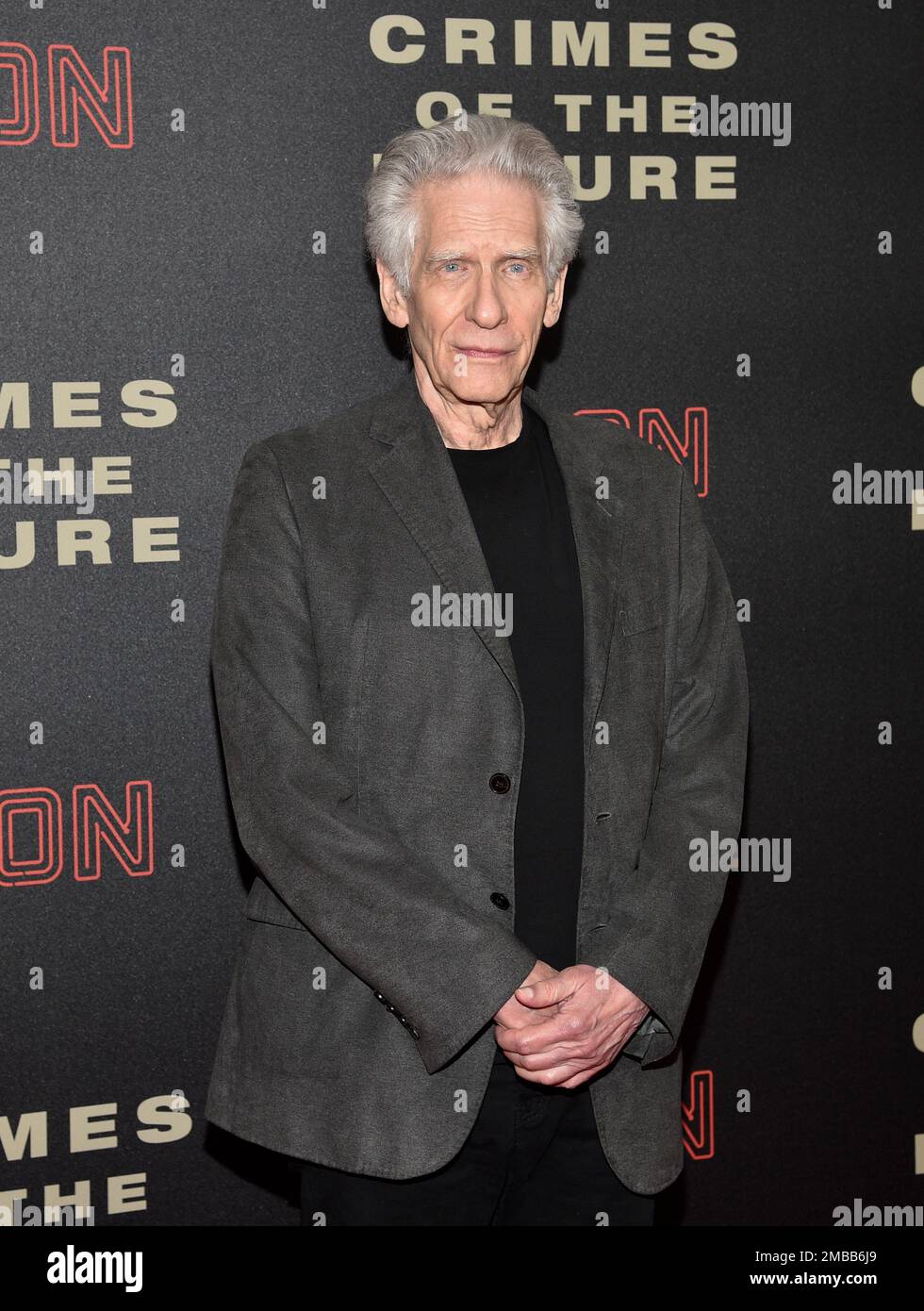 David Cronenberg attends the "Crimes of the Future" premiere at the ...