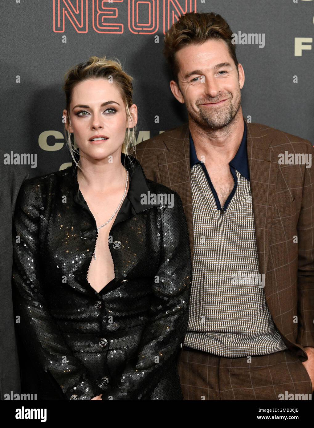 Kristen Stewart, left, and Scott Speedman attend the "Crimes of the ...