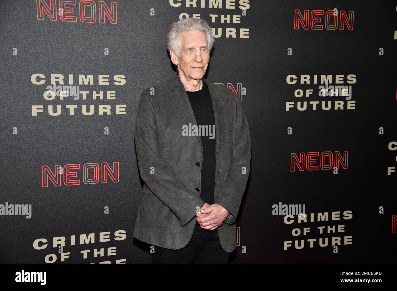 David Cronenberg attends the "Crimes of the Future" premiere at the ...