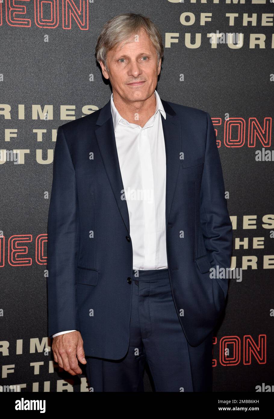 Viggo Mortensen attends the "Crimes of the Future" premiere at the ...