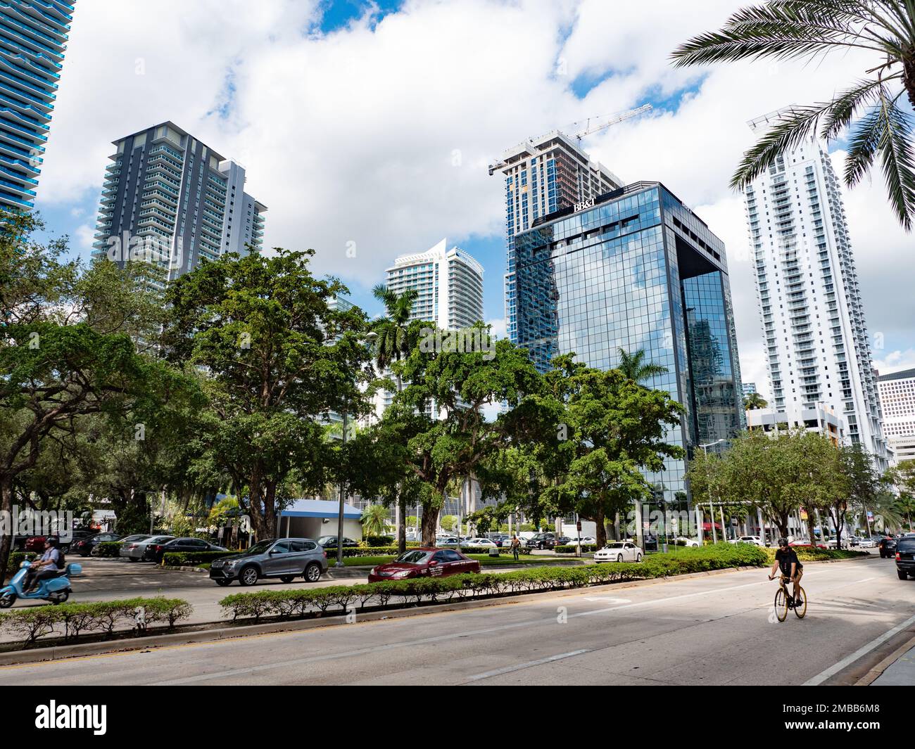 Miami, Florida USA - December 26, 2015: miami architecture of ...