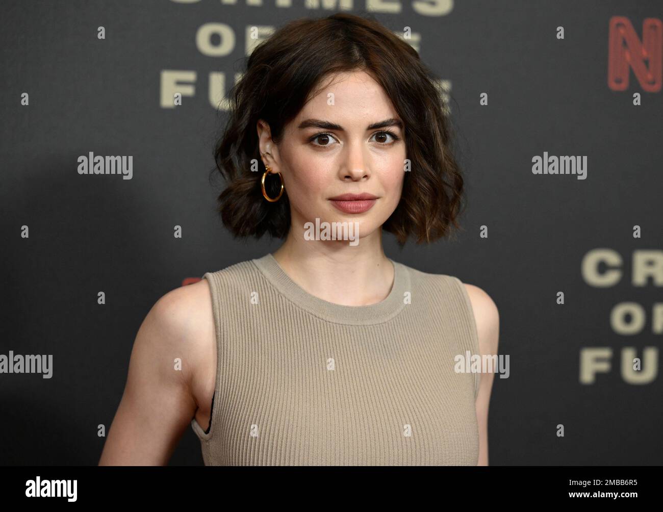 Conor Leslie attends the "Crimes of the Future" premiere at the Walter ...