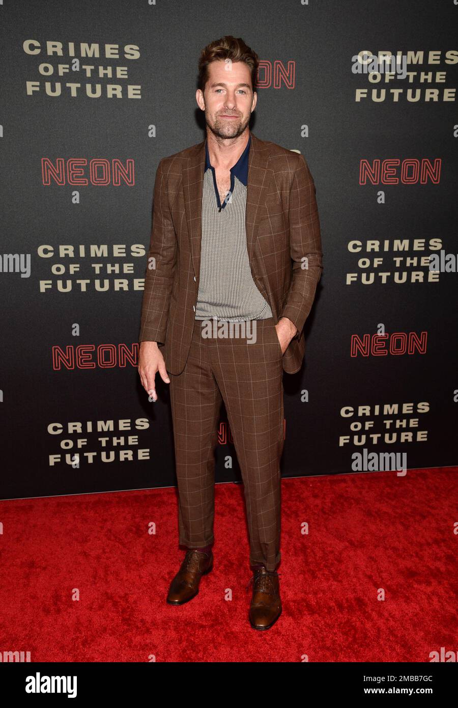 Actor Scott Speedman attends the "Crimes of the Future" premiere at the ...