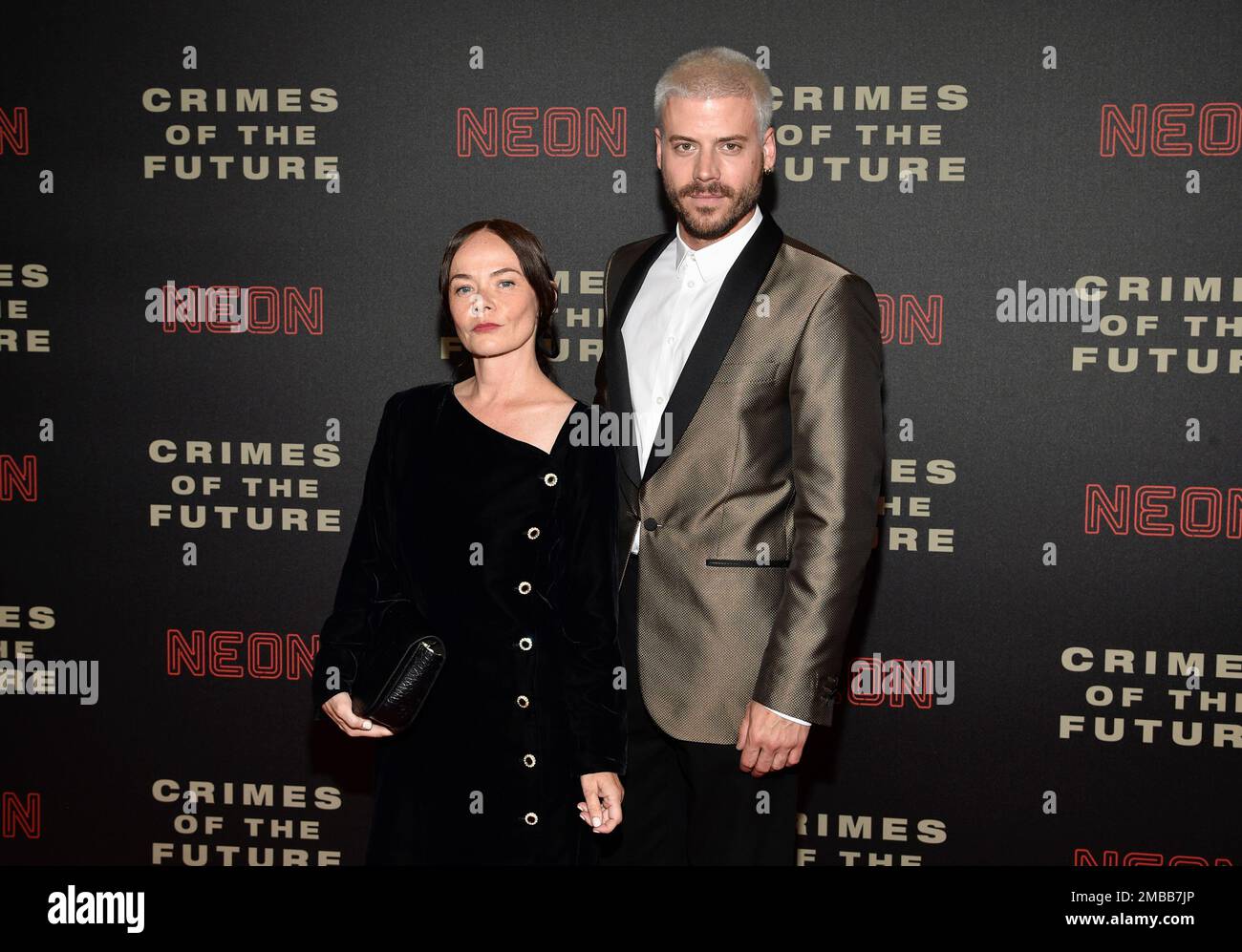 Actors Nadia Litz, left, and Francois Arnaud attend the "Crimes of the ...