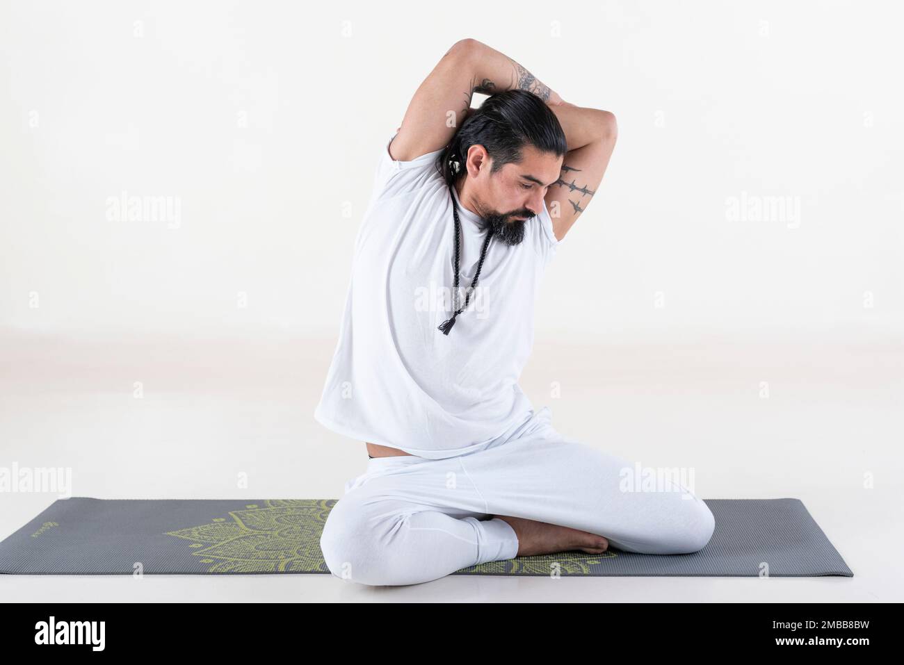 Bharadvajasana 56 Bharadvajasana Pose Royalty Free Images, Stock