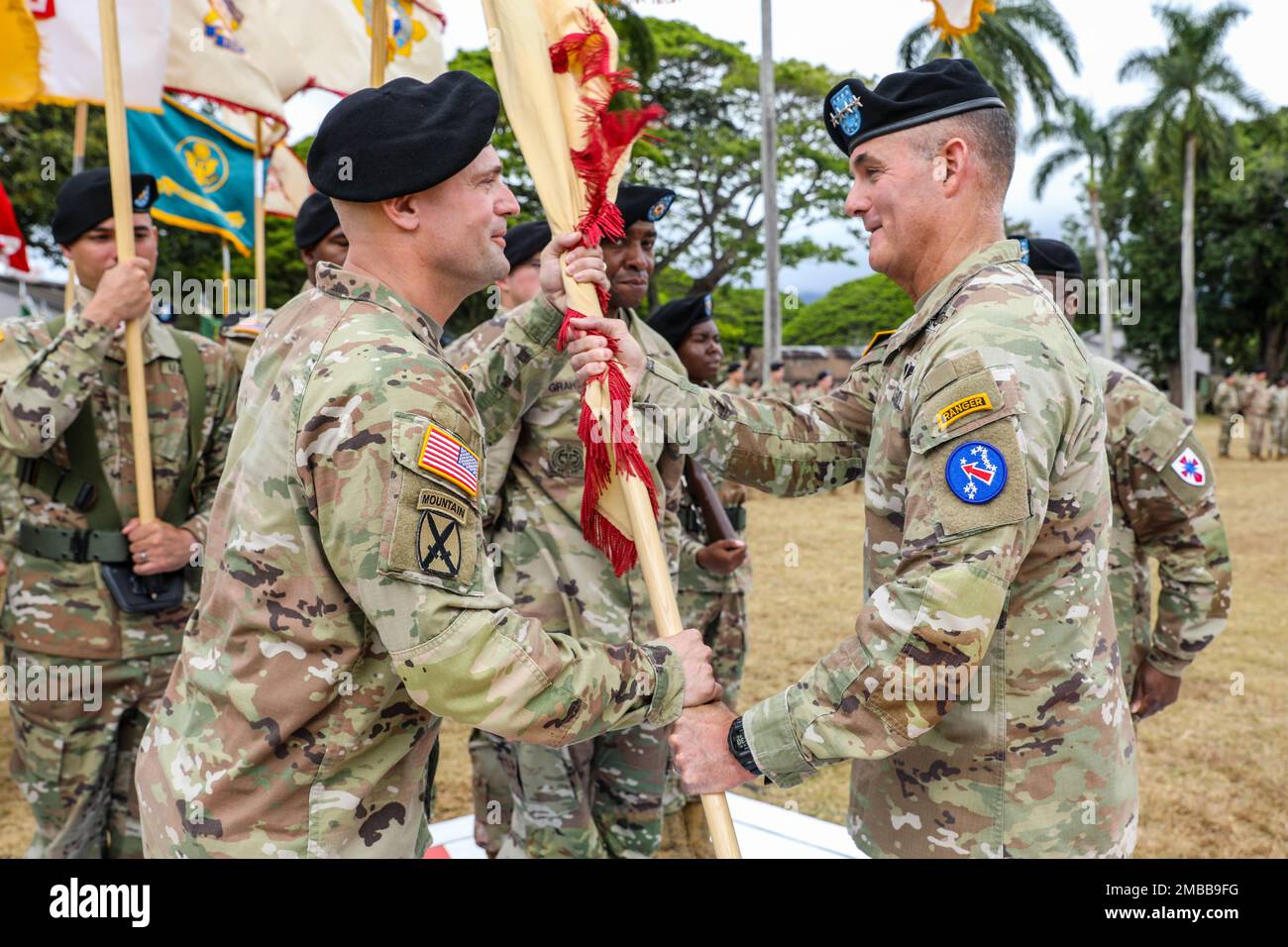 8th Theater Sustainment Command’s outgoing commander Maj. Gen. David ...