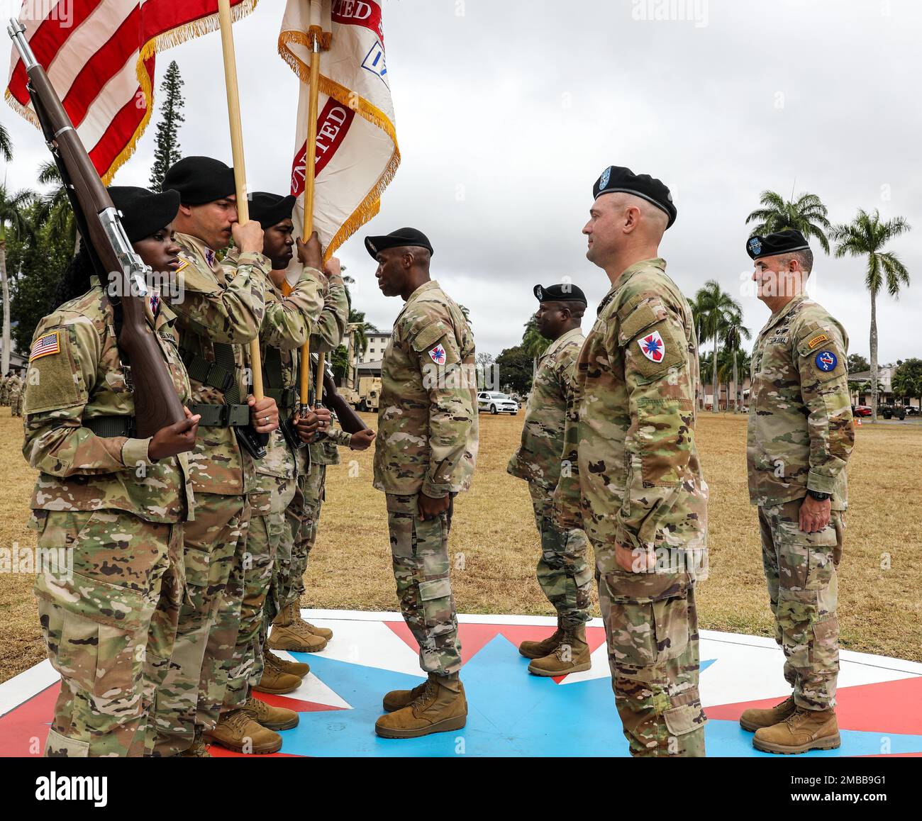 8th Theater Sustainment Command’s outgoing commander Maj. Gen. David ...