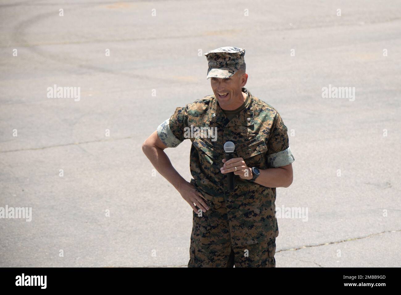 U.S. Marine Corps Lt. Col. Christopher Winn, the commanding officer of ...