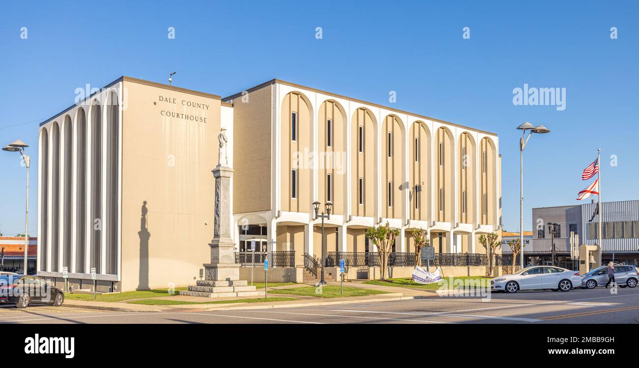 Ozark, Alabama, USA - April 19, 2022: The Dale County Courthouse Stock ...