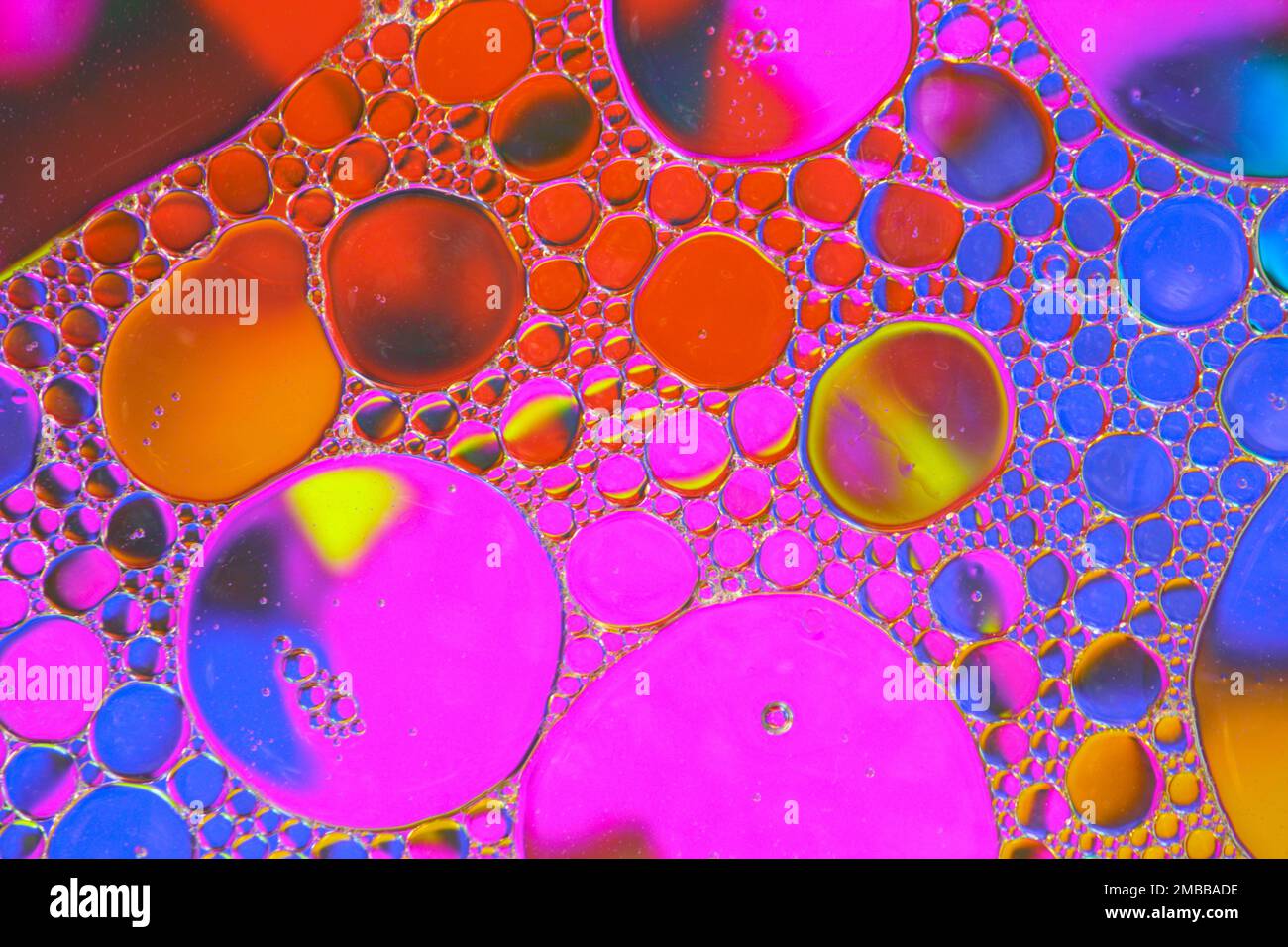 Liquid bubbles , macro bubbles in various colors, abstract backgrounds ...
