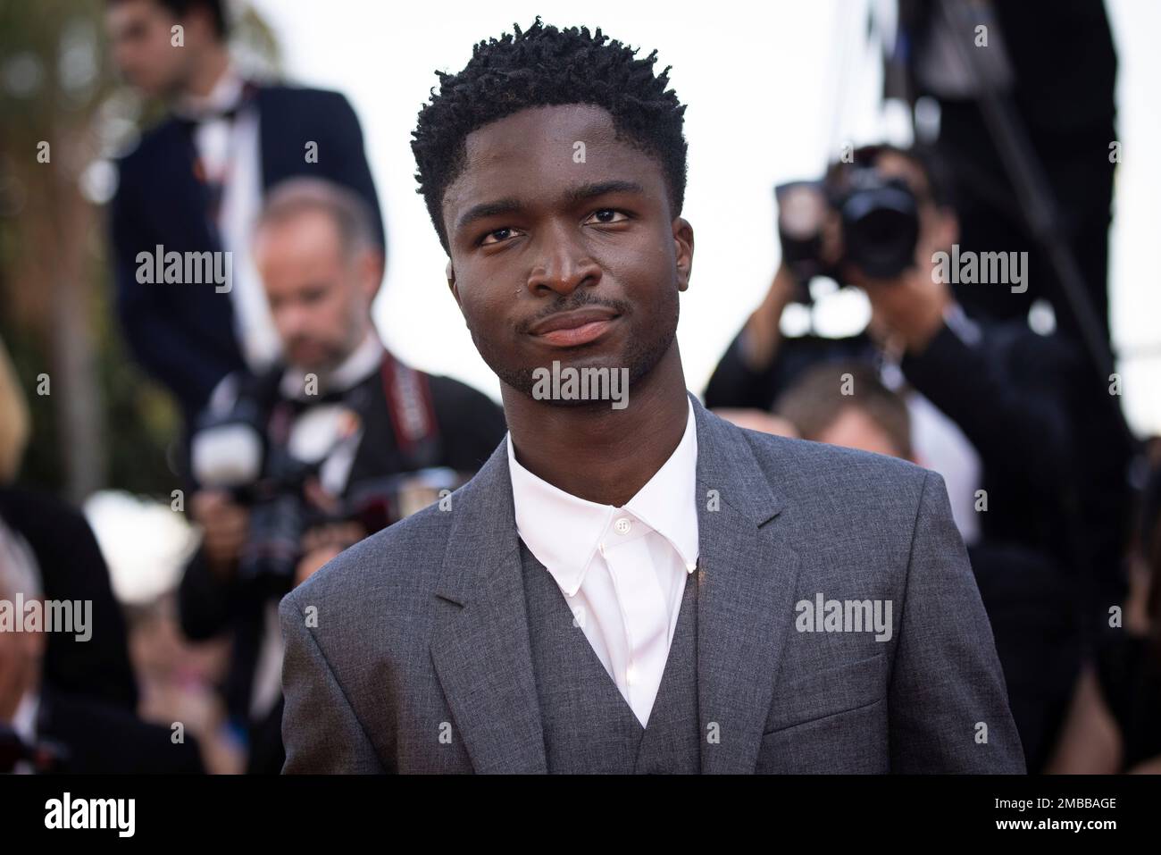 Stephane Bak poses for photographers upon arrival at the premiere of ...