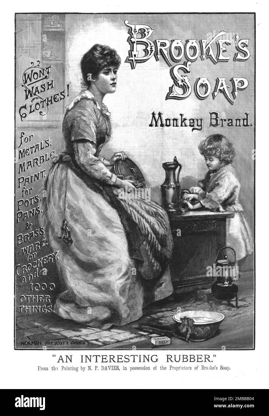 ''Brooke's Soap monkey brand; An interesting rubber', 1890. From "The ...