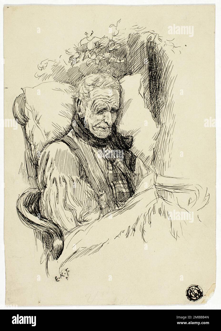 Old man on his deathbed hi-res stock photography and images - Alamy