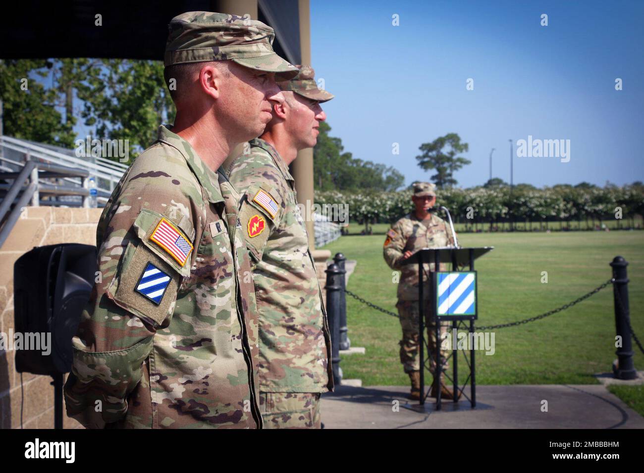 Col. Terry R. Tillis, right, commander of the "Spartan Brigade," 2nd ...