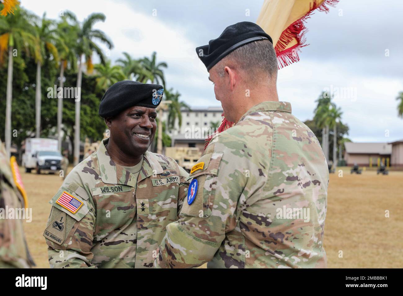 8th Theater Sustainment Command’s outgoing commander Maj. Gen. David ...