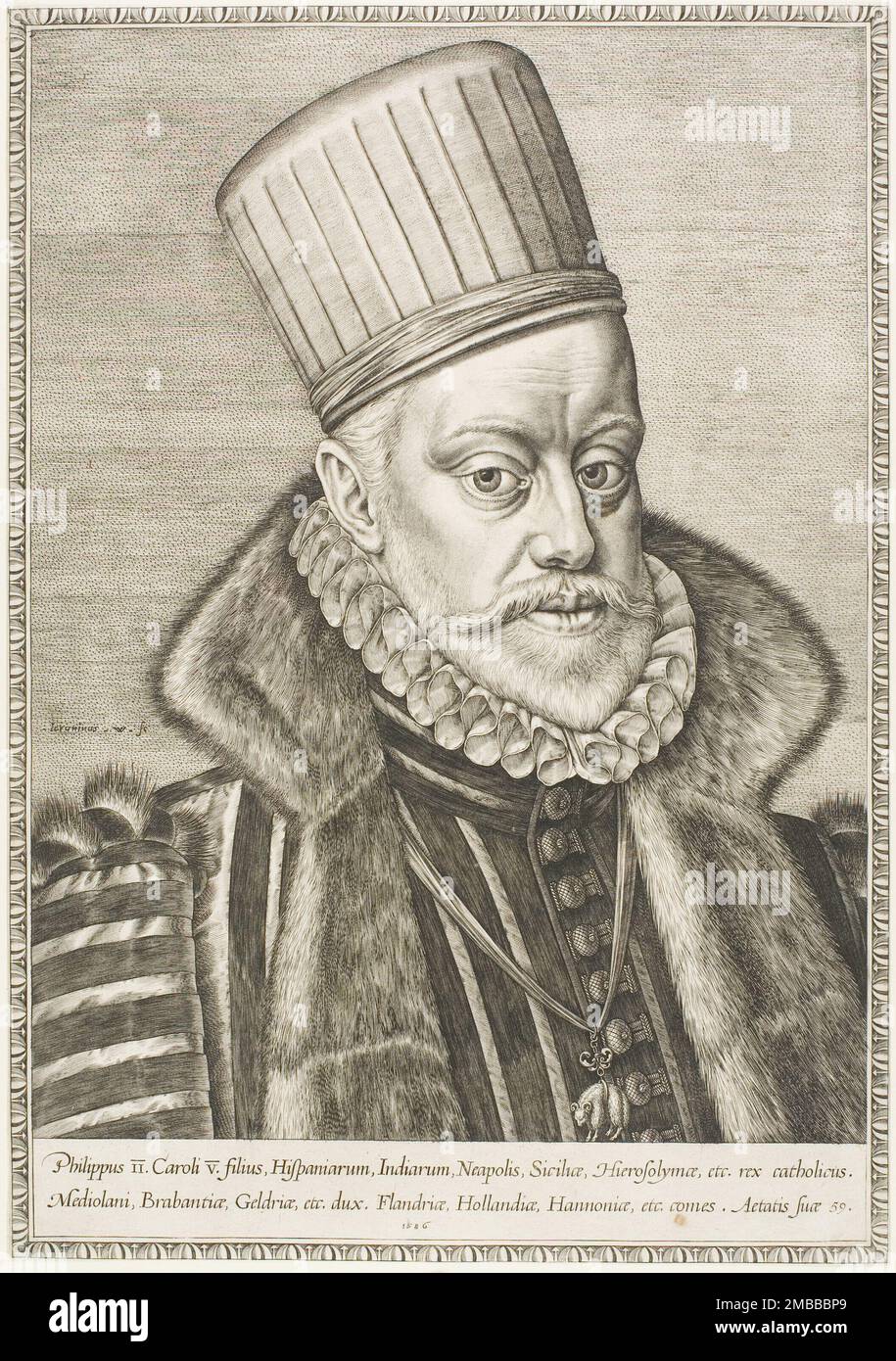 Phillip II, King of Spain, 1586 Stock Photo - Alamy