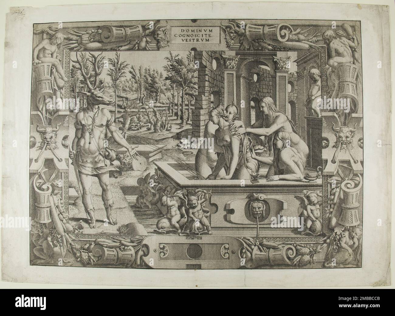 Diana and Actaeon (the Metamorphosis of Acteon), 1544 Stock Photo - Alamy