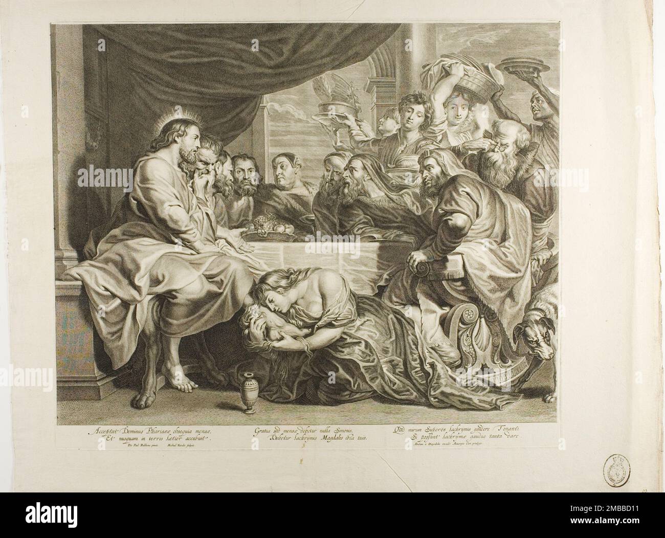 Mary sitting at the feet of jesus hi-res stock photography and images ...
