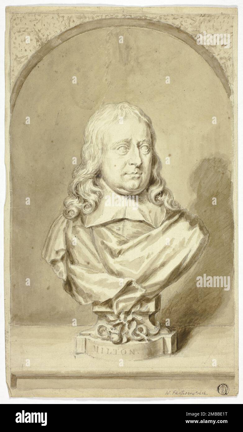 Milton bust hi-res stock photography and images - Alamy