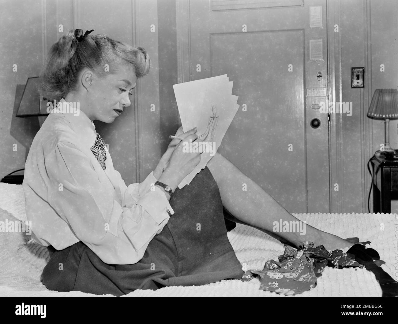 1940s sitting room america hi-res stock photography and images - Alamy