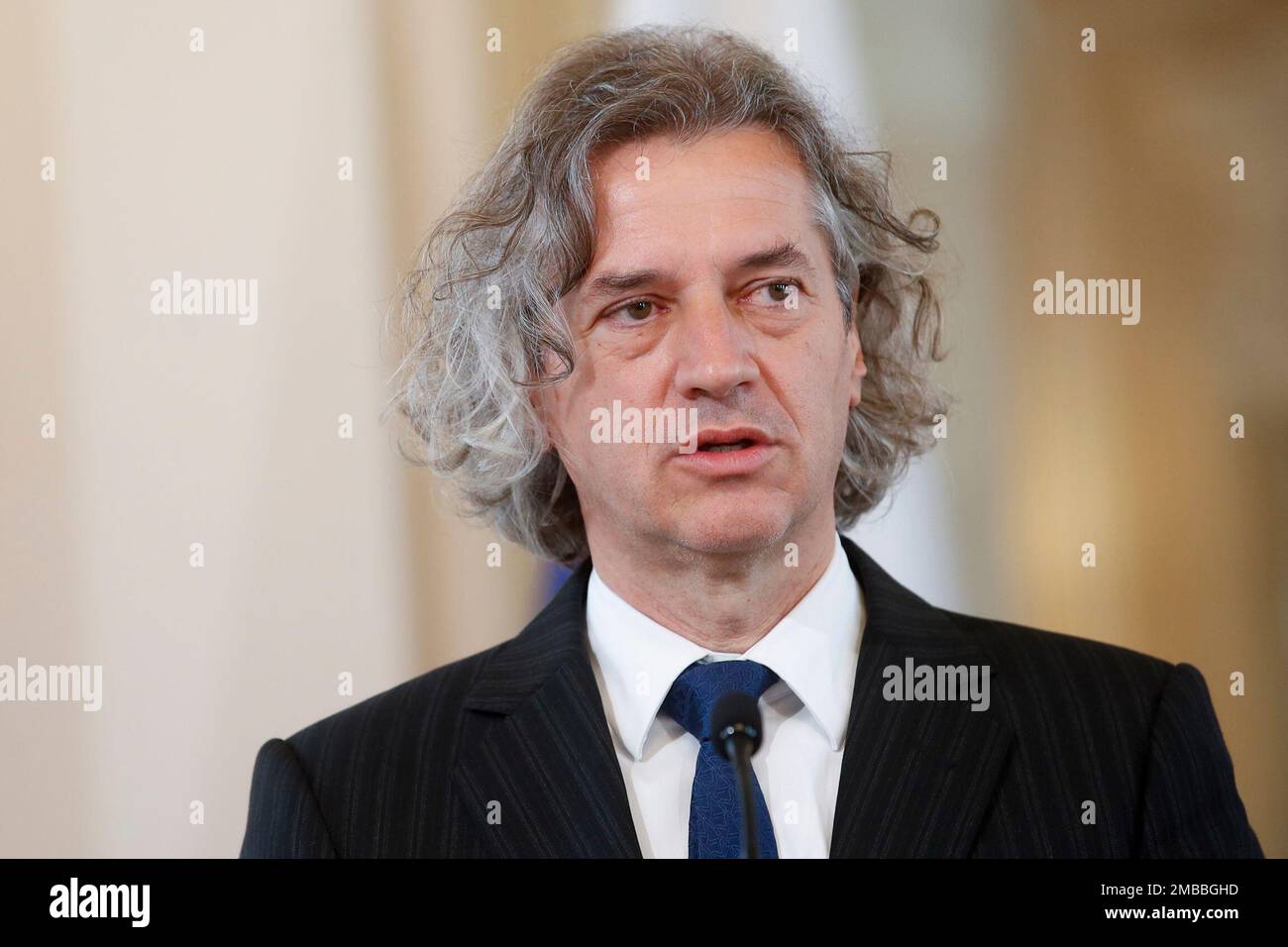 FILE - Robert Golob, the leader of the Freedom Movement party, speaks ...