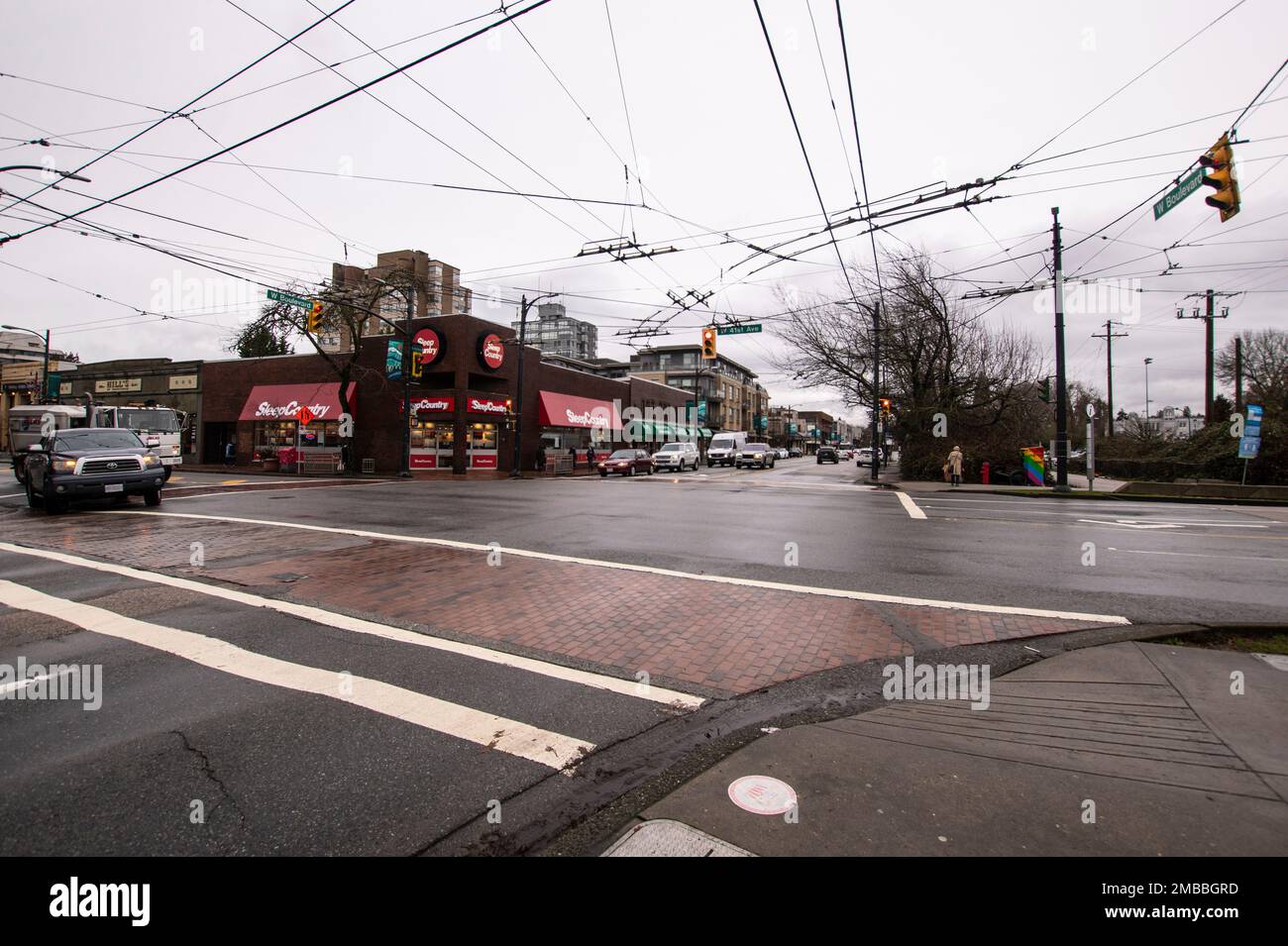 Downtown Kerrisdale in Vancouver, British Columbia, Canada Stock Photo ...