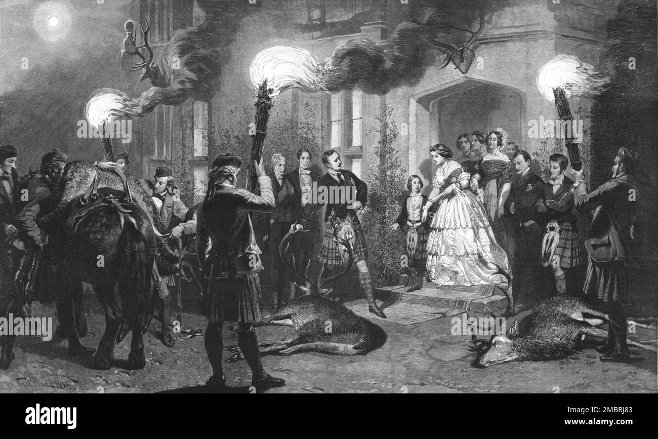 Queen horse balmoral castle Black and White Stock Photos & Images - Alamy