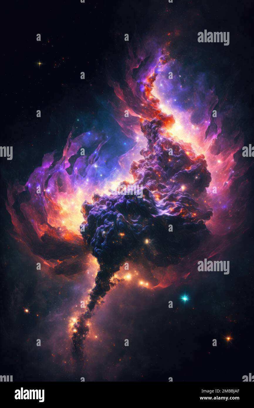 Cosmic dust hi-res stock photography and images - Alamy