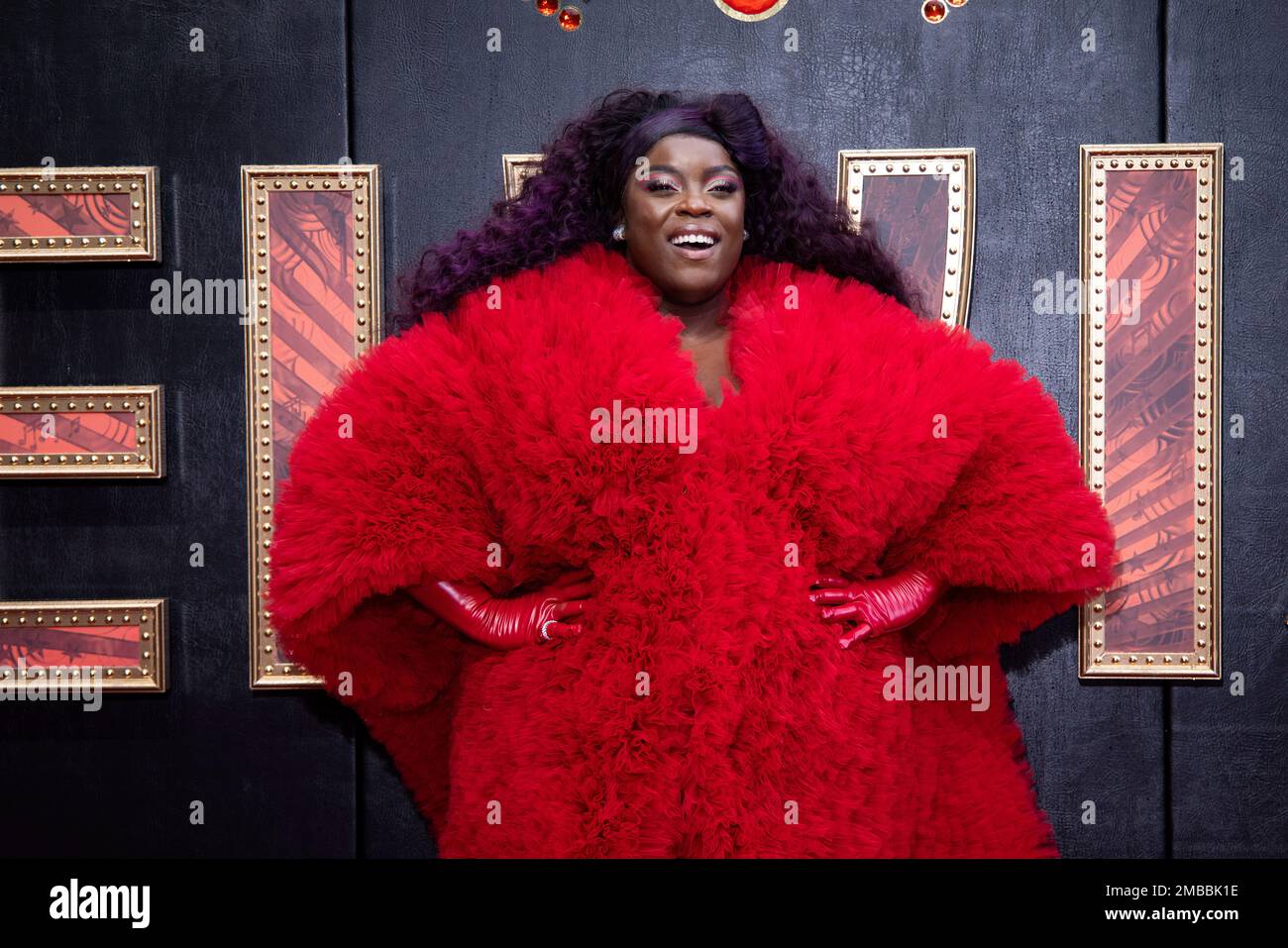 Yola poses for photographers upon arrival for the premiere of the film ...