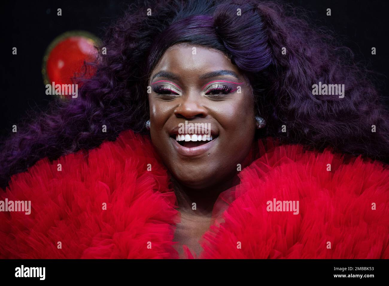 Yola poses for photographers upon arrival for the premiere of the film ...