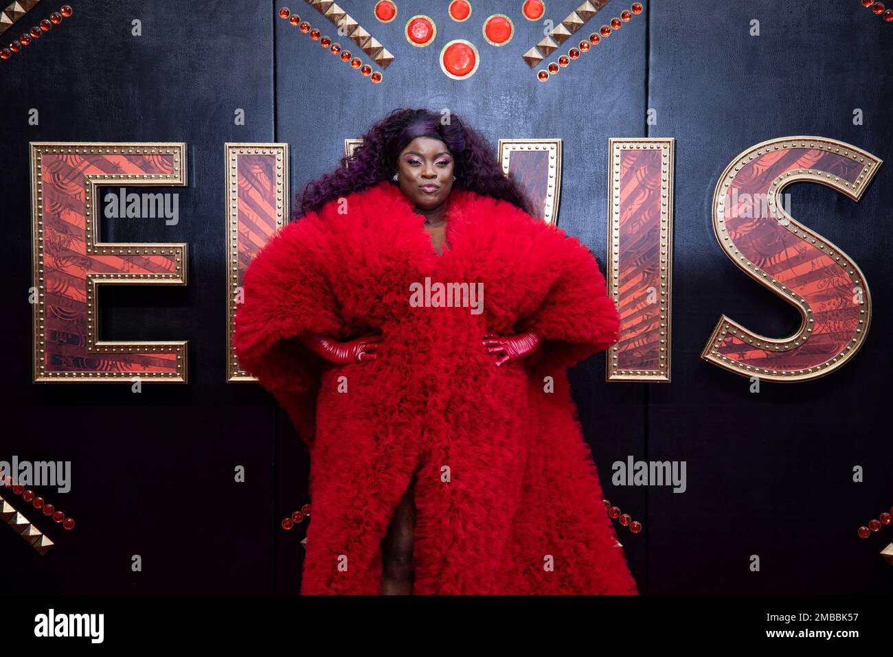 Yola poses for photographers upon arrival for the premiere of the film ...