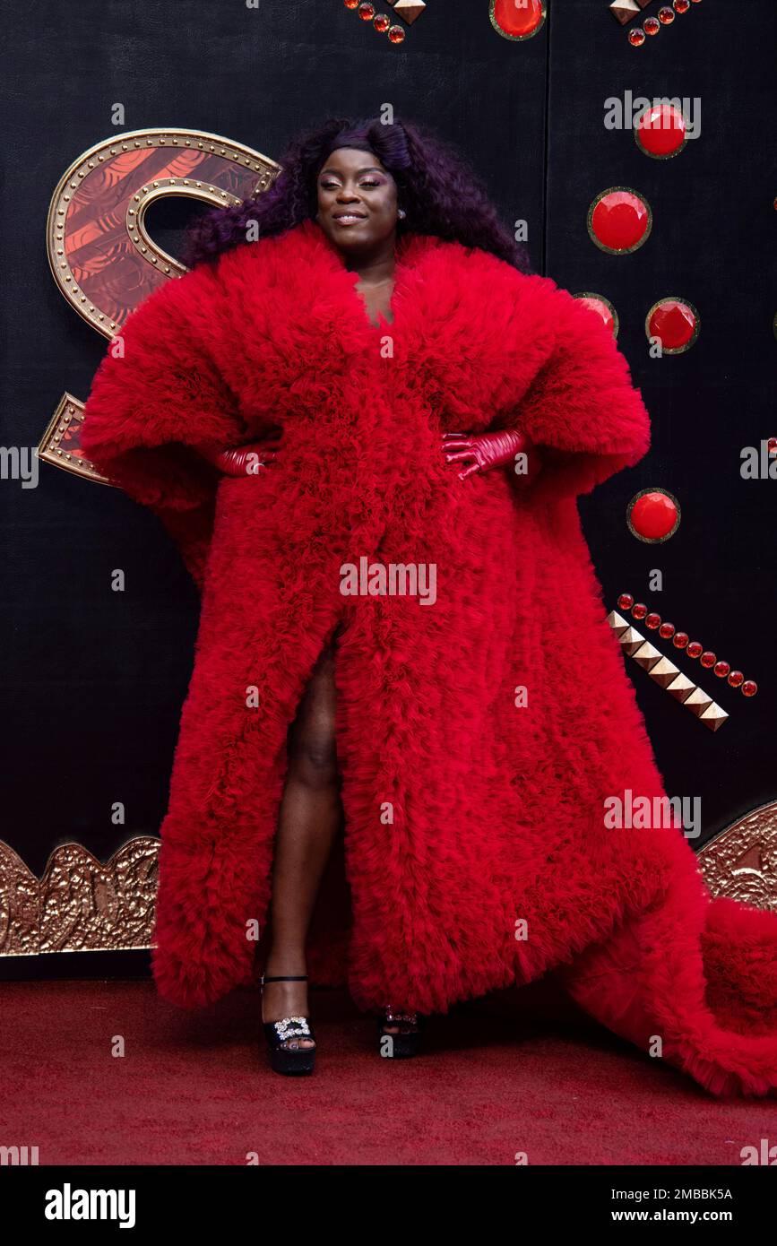 Yola poses for photographers upon arrival for the premiere of the film ...
