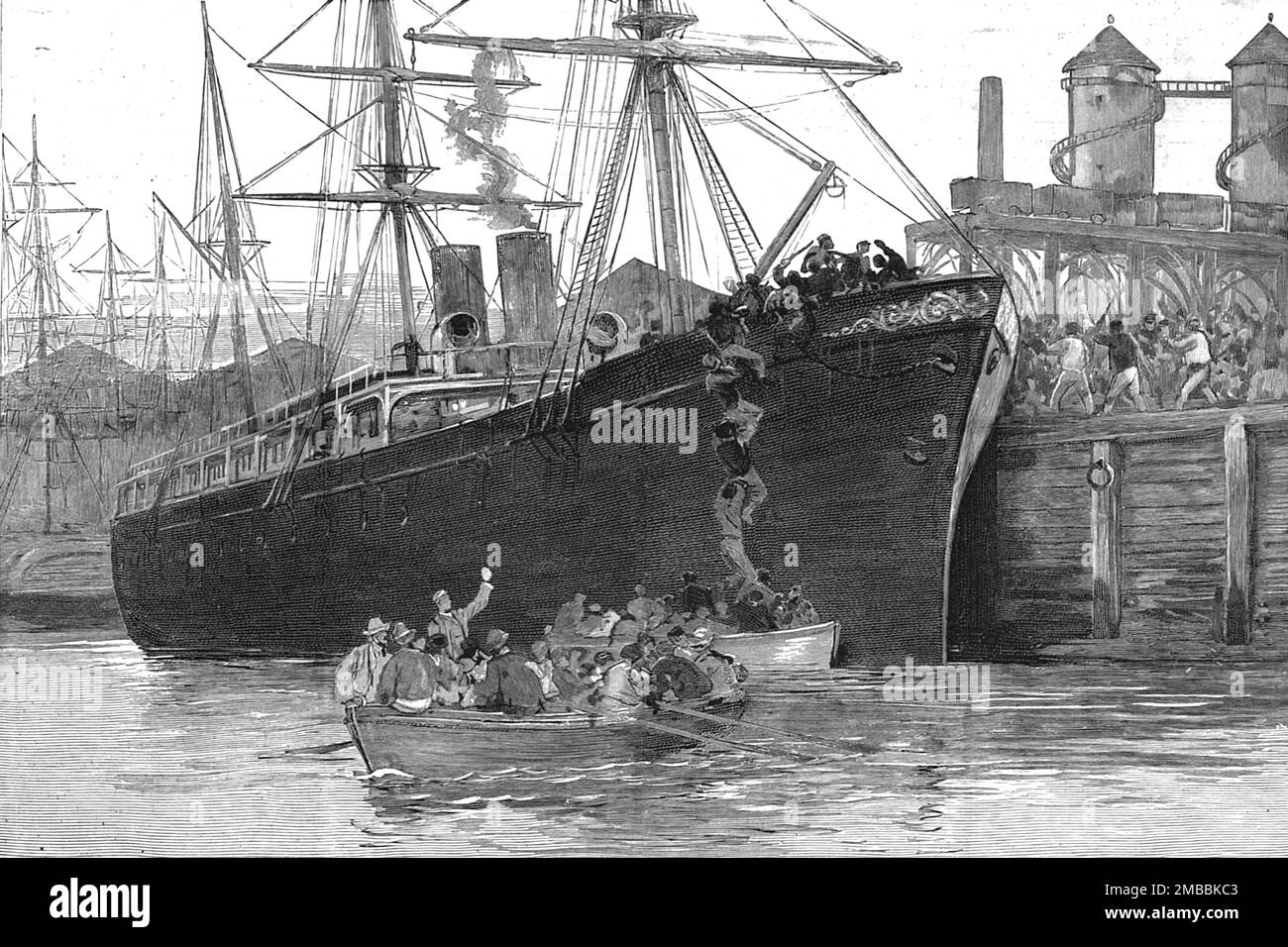 Victorian dock workers Black and White Stock Photos & Images - Alamy