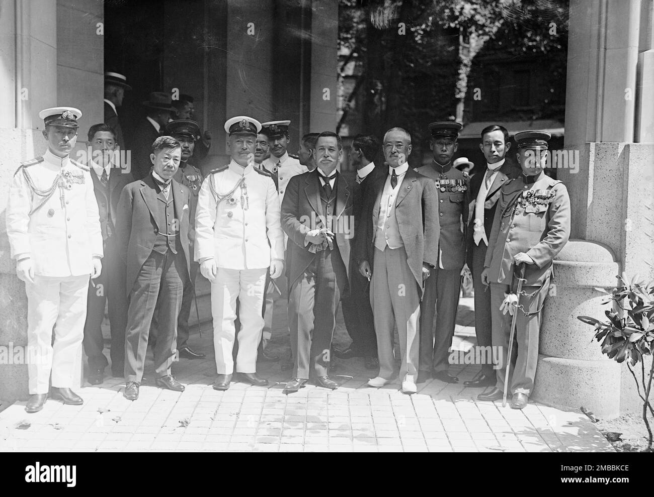 Japanese Mission To U.S., 1917 Stock Photo - Alamy