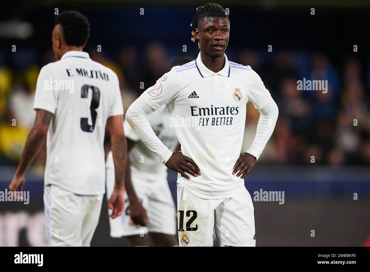 Eduardo Camavinga (Real Madrid, #12) looks dejected Stock Photo - Alamy