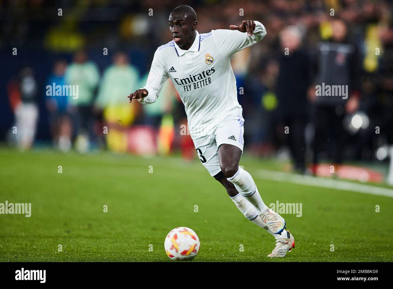 Ferland Mendy (Real Madrid, #23) runs with the ball Stock Photo - Alamy
