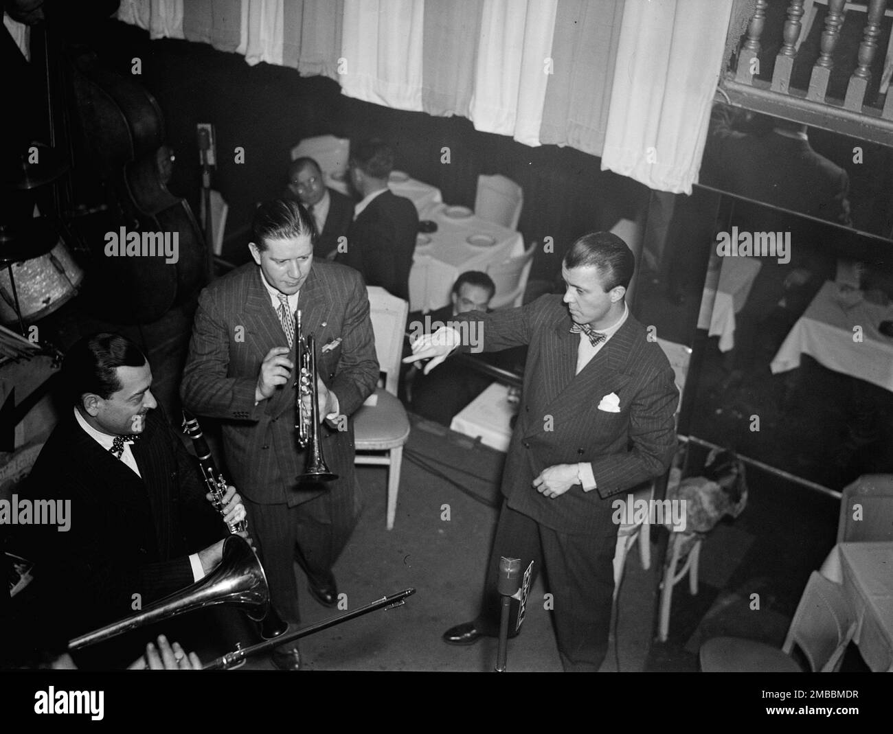 Portrait of Tony Parenti, Wild Bill Davison, and Eddie Condon, Eddie ...