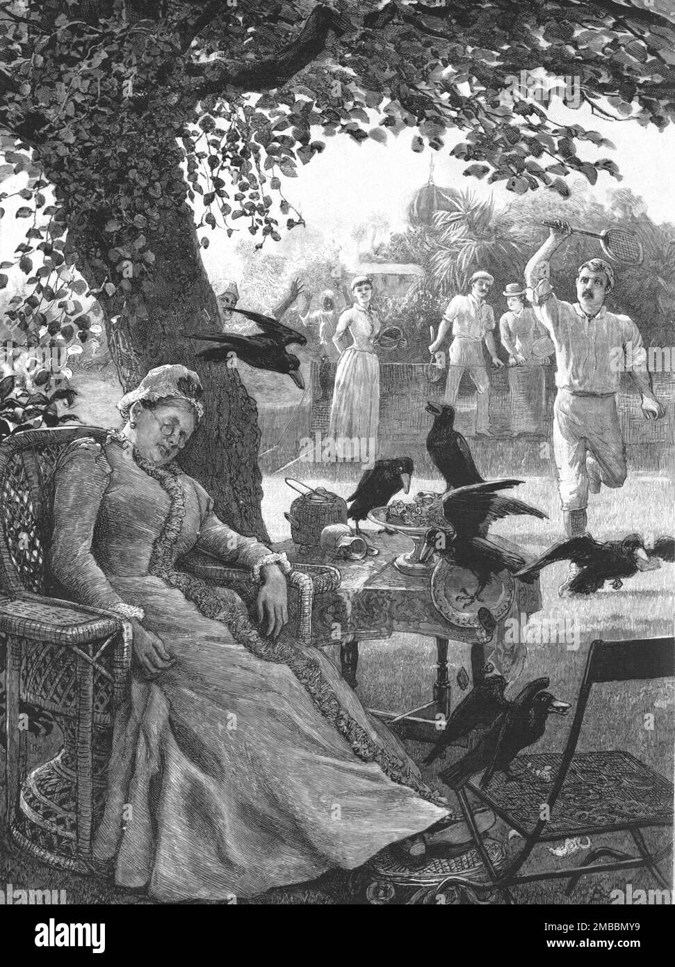 Crows of women Black and White Stock Photos & Images - Alamy