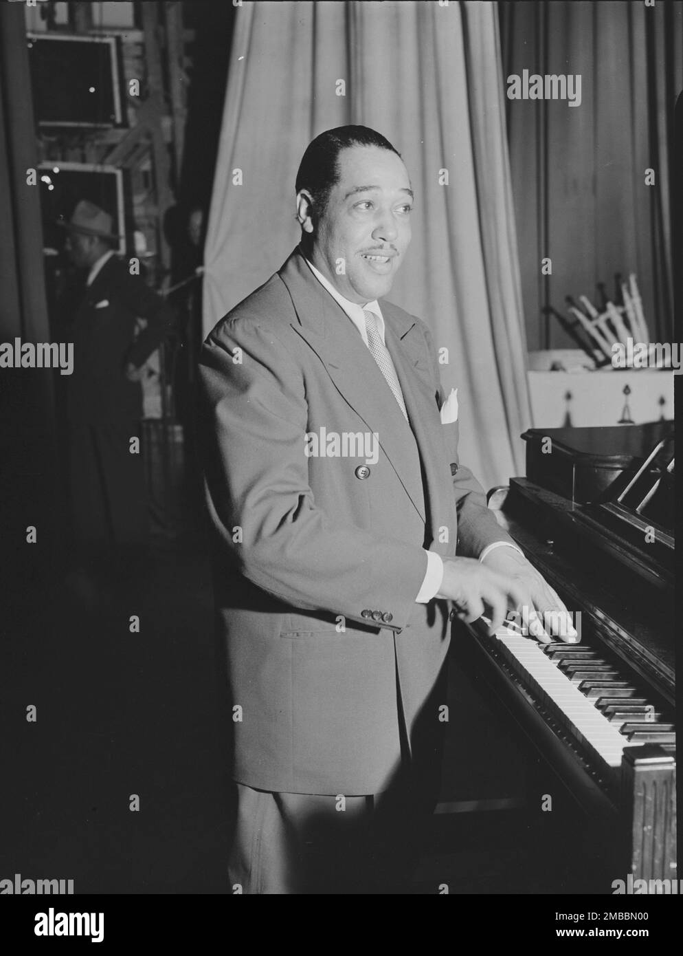 Portrait of Duke Ellington, Howard Theater(?), Washington, D.C., ca ...