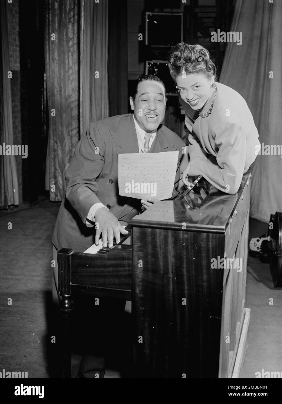Portrait of Duke Ellington, Howard Theater(?), Washington, D.C., ca ...