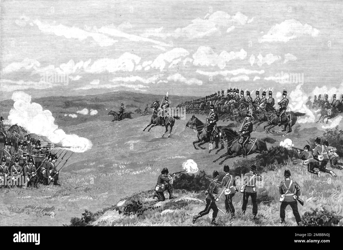 A sham battle Black and White Stock Photos & Images - Alamy