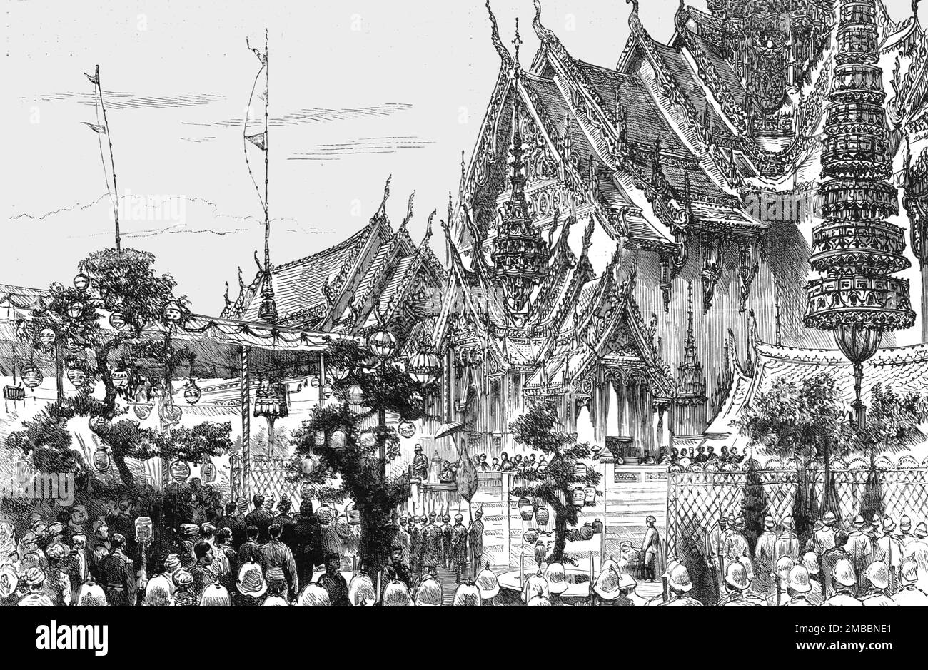 ''The Royal Family of Siam, Siam and the Siamese; The King and Crown ...