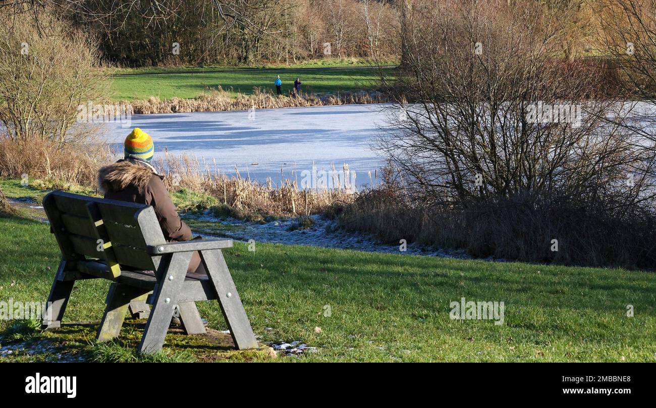 Craigavon Lakes, Craigavon, County Armagh, Northern Ireland, UK. 20 Jan ...