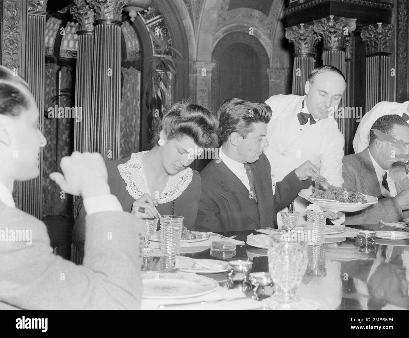 Portrait of Nesuhi Ertegun, Adele Girard, Joe Marsala, and Zutty ...