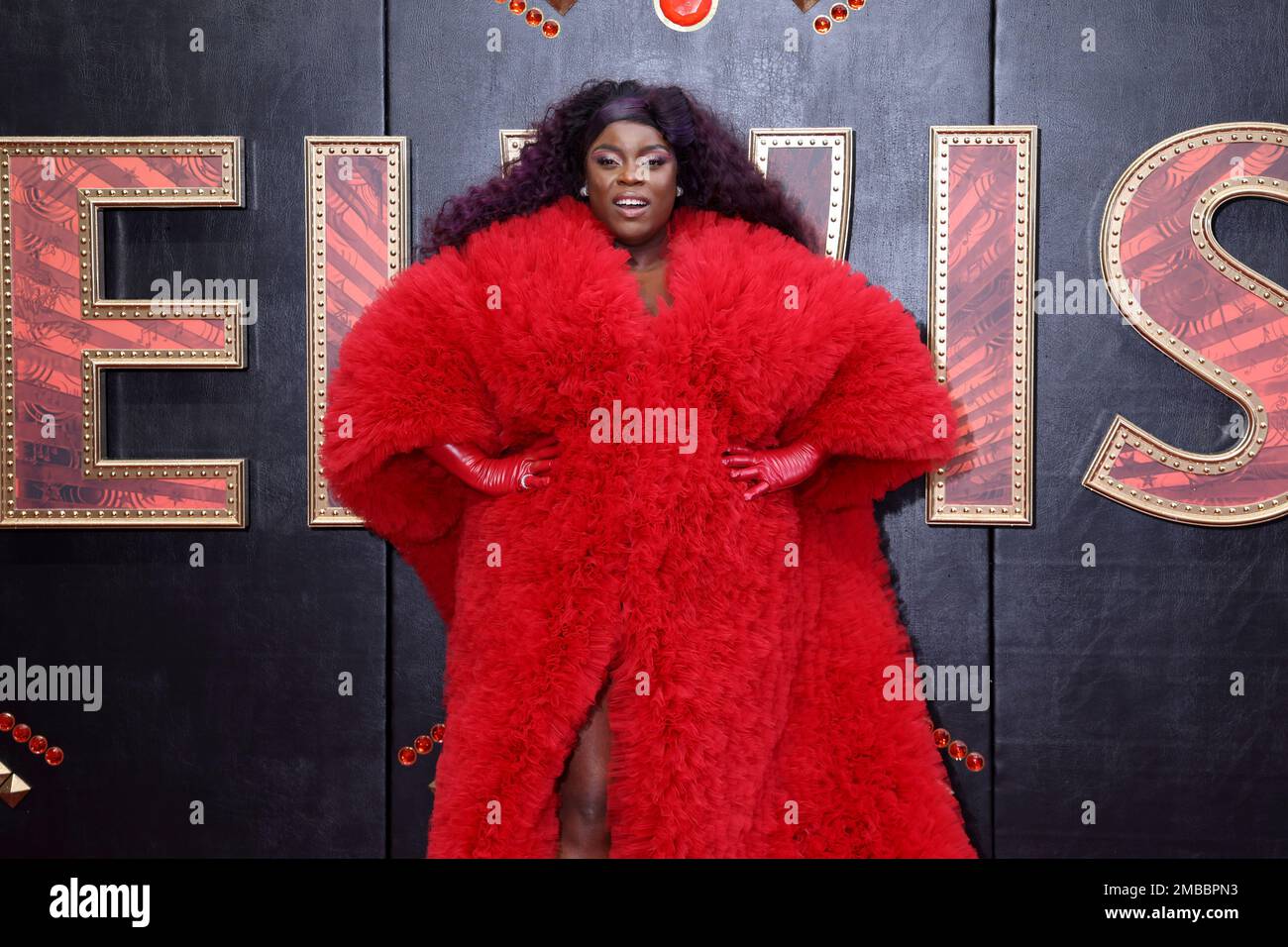 Yola poses for photographers upon arrival for the premiere of the film ...