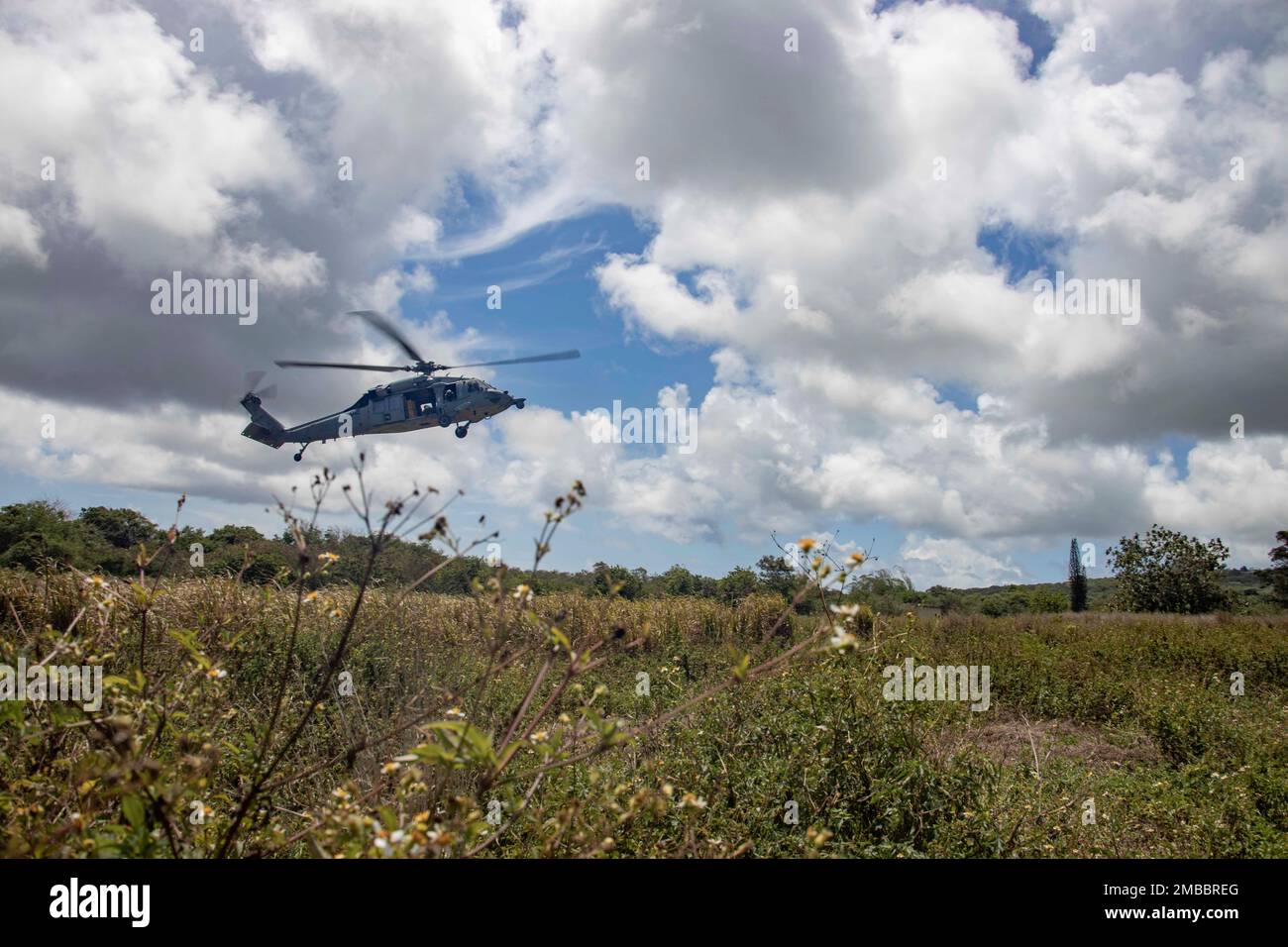 A U.S. Navy MH-60S Seahawk with Helicopter Sea Combat Squadron 25 ...