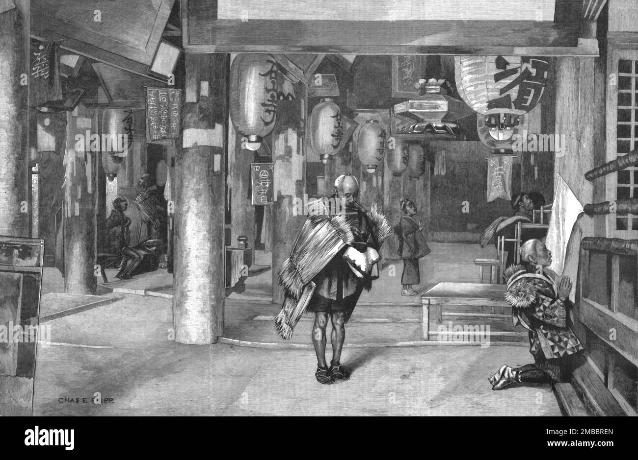 Shinto pilgrims Black and White Stock Photos & Images - Alamy