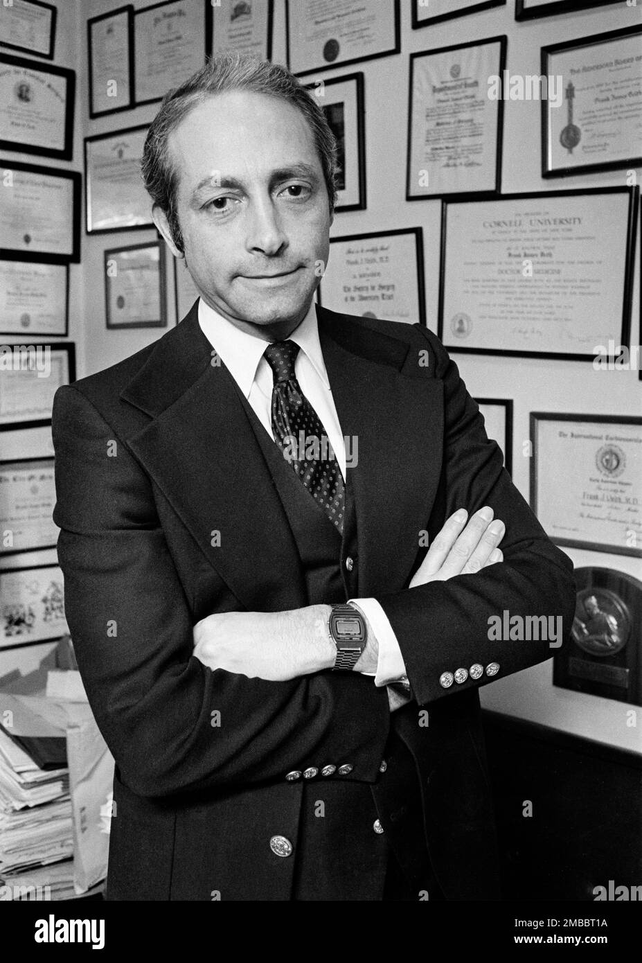 Dr. Frank Veith of Montefiore Hospital in New York is shown in his ...