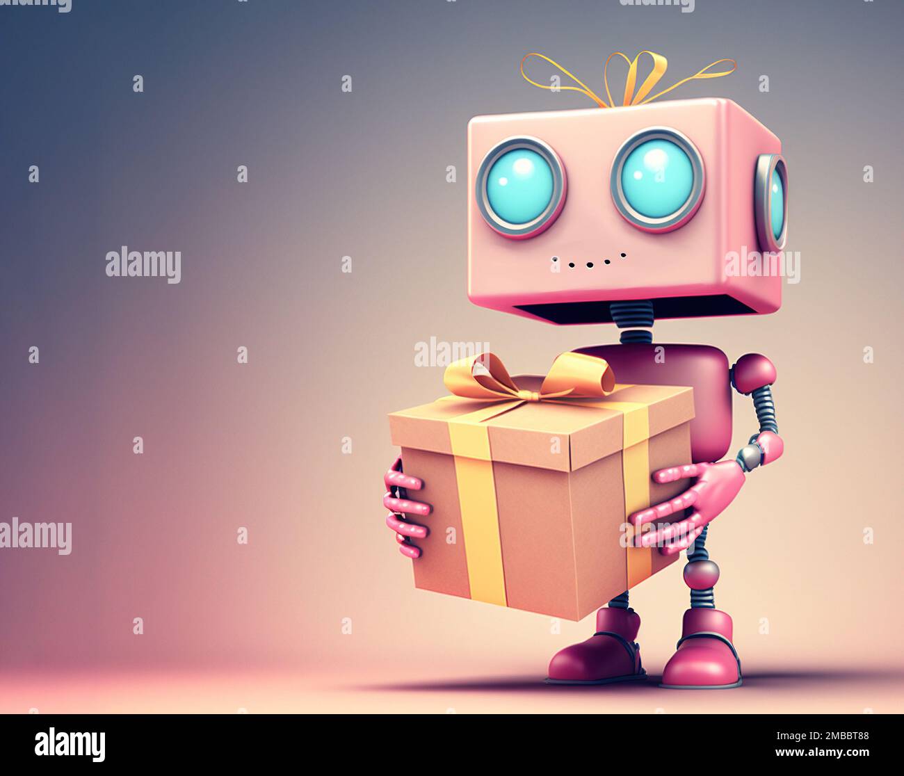 Cartoon female robot illustration hi-res stock photography and images ...